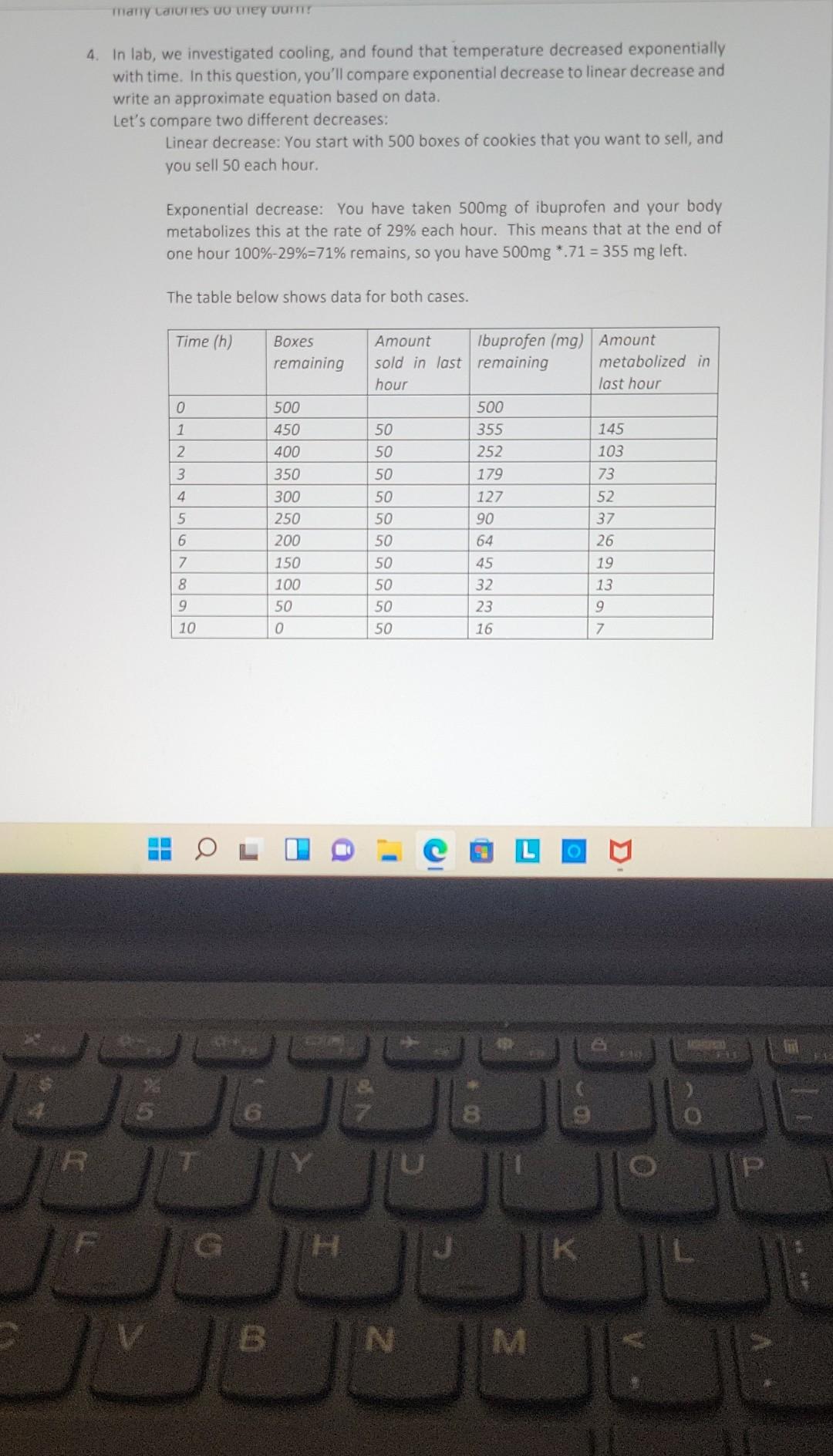 mary Cares o tey uur 4. In lab, we investigated | Chegg.com