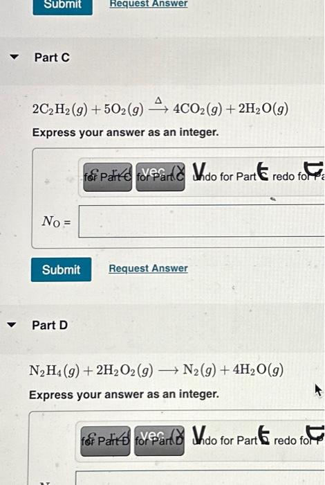 3NO2(g)+H2O(l) NO(g)+2HNO3(aˋq) Express your answer | Chegg.com