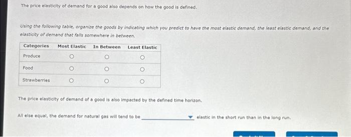 Solved A good with no close substitutes is predicted to have | Chegg.com
