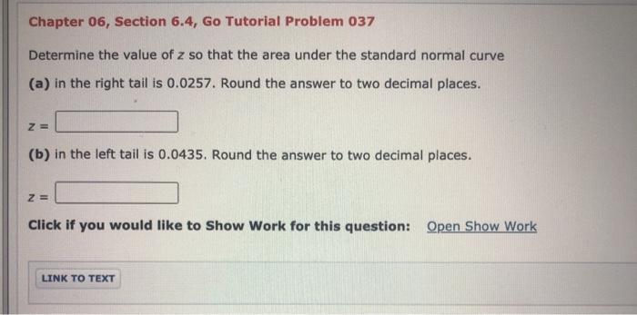 Solved Chapter 06, Section 6.4, Go Tutorial Problem 037 | Chegg.com