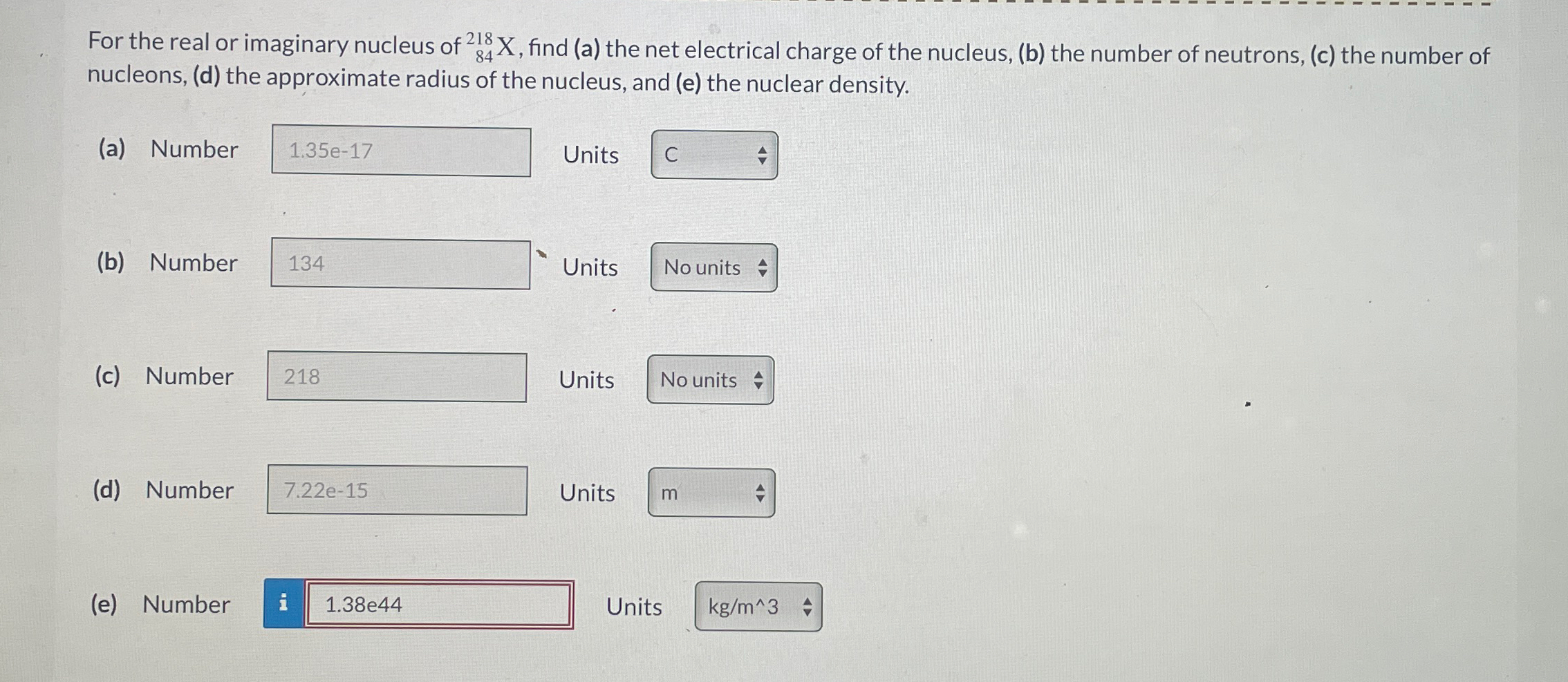 Solved Part E is wrong, please just do part E. | Chegg.com