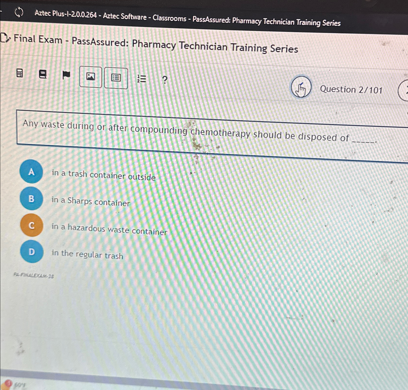 Solved Aztec Plus-1-20.0.264 - ﻿Aztec Software - ﻿Classrooms | Chegg.com