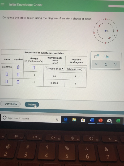 Solved complete the table below, using the diagram of an | Chegg.com
