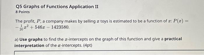 Solved Q5 Graphs of Functions Application II 8 Points The | Chegg.com