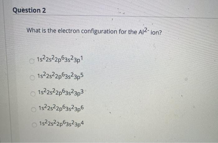Solved Question 1 Which of the following orbitals does not | Chegg.com