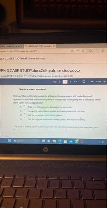 Solved FEK 3 CASE STUDYdociculturitcase study: EK 3 CASE | Chegg.com