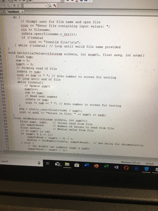 Solved The Source Code That I Have As A Txt Document Is 