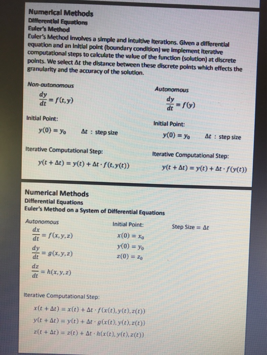 This is Numerical Analysis , I would like to get this | Chegg.com