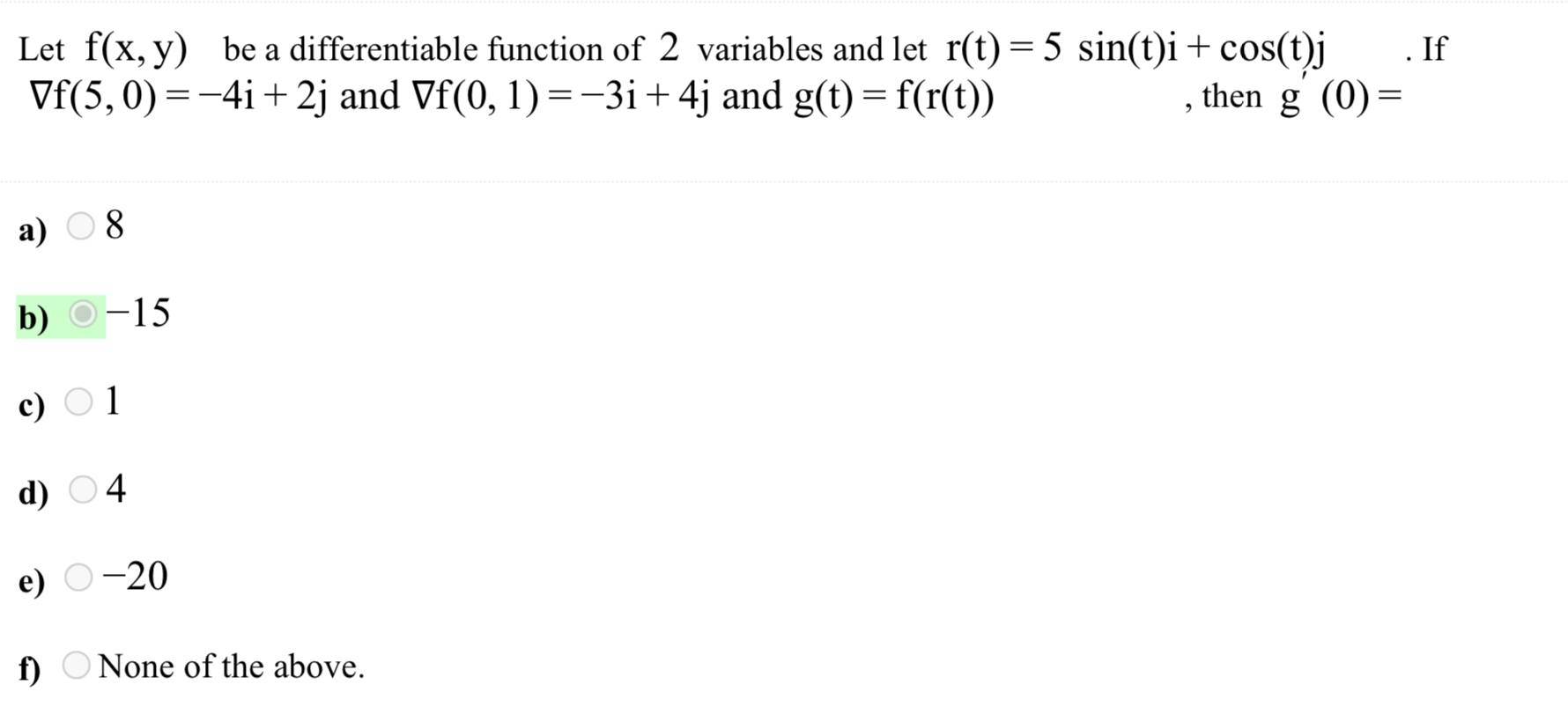Solved Let f(x,y) ﻿be a differentiable function of 2 | Chegg.com