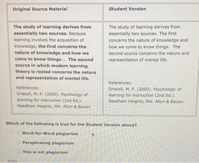 Solved Original Source Material Student Version We need | Chegg.com