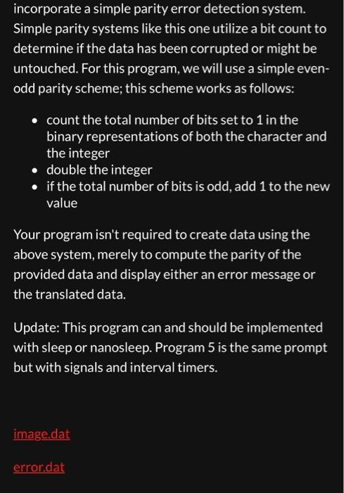 Solved This program will use the files provided below. They | Chegg.com