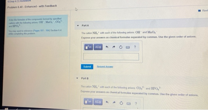 Solved CCM (1) Homework Problem 6.40 - Enhanced - with | Chegg.com