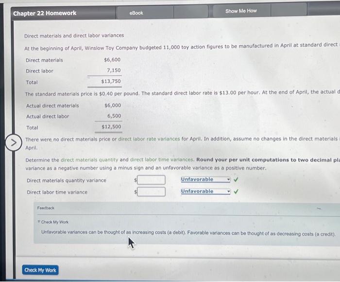 Solved Chapter 22 Homework > Direct labor Direct materials | Chegg.com