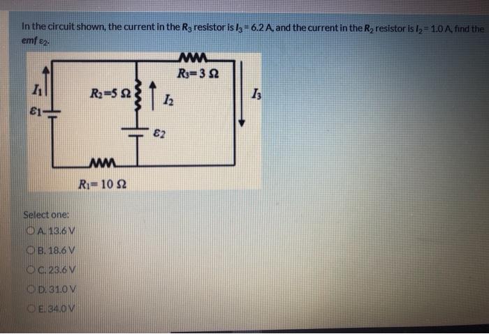 Solved In the circuit shown, the current in the Rg resistor | Chegg.com