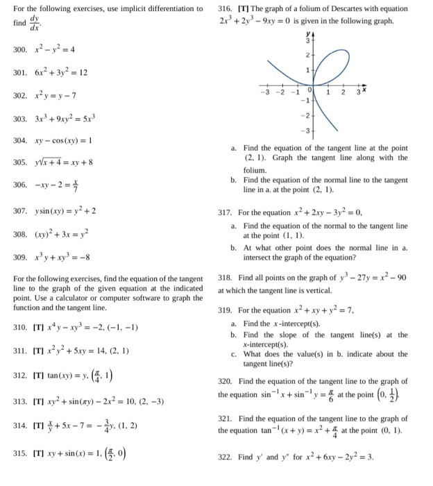 Solved For the following exercises, use implicit | Chegg.com
