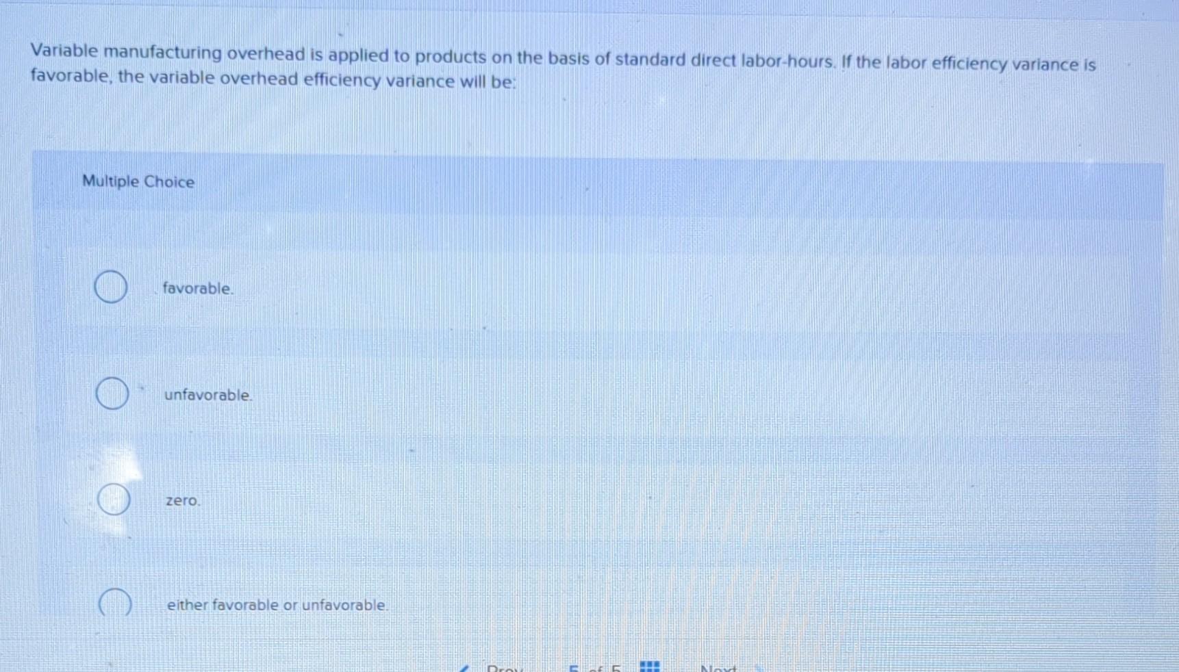 Solved Variable manufacturing overhead is applied to | Chegg.com