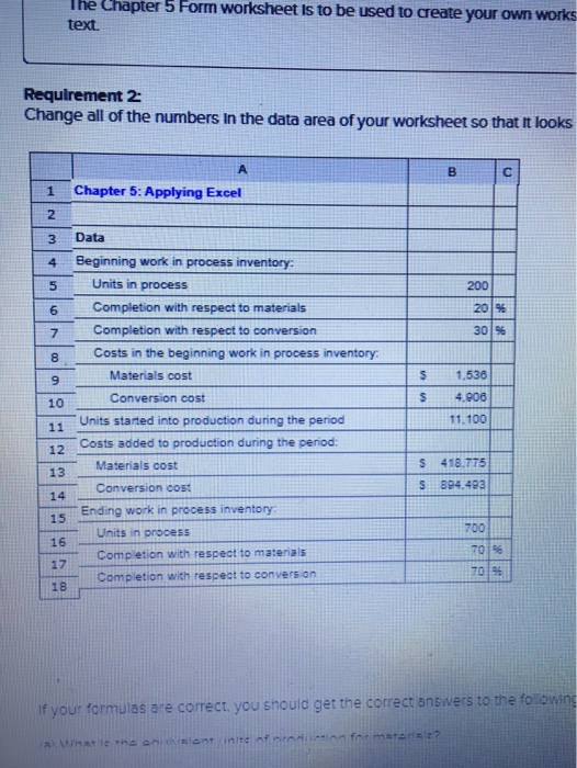 Solved The Chapter 5 Form worksheet is to be used to create | Chegg.com