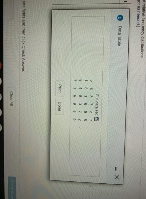 Solved Question Help The following data are the "avorite | Chegg.com