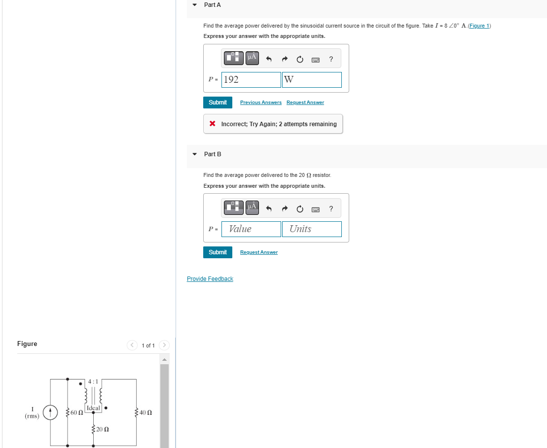 Solved Find the average power delivered by the sinusoidal | Chegg.com