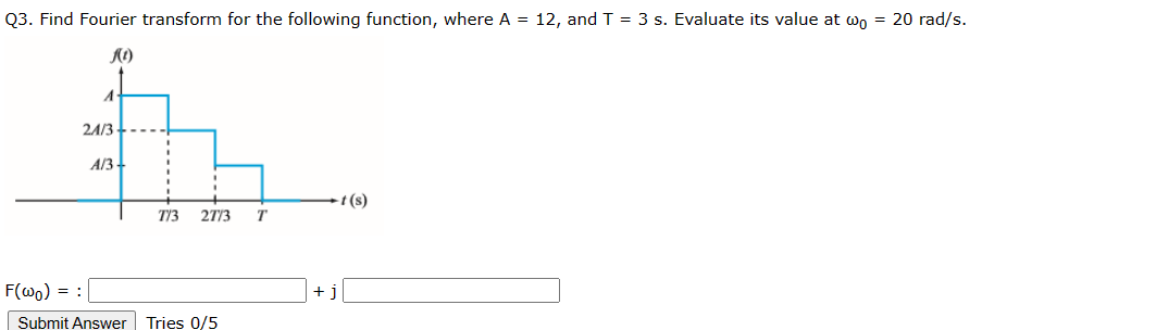 Solved Q3. ﻿Find Fourier transform for the following | Chegg.com