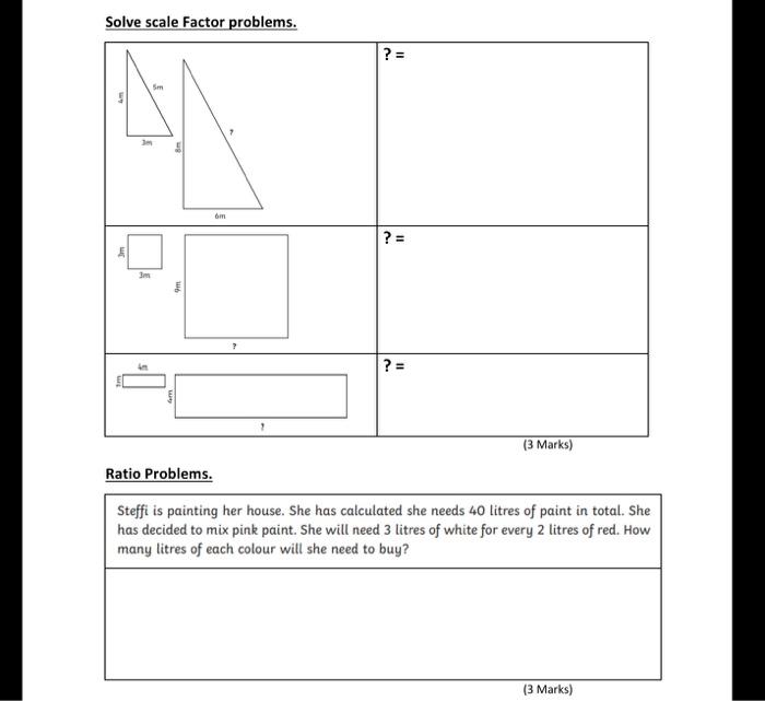 Solved Solve scale Factor problems. ? = ? = ? 11 • 1 (3 | Chegg.com