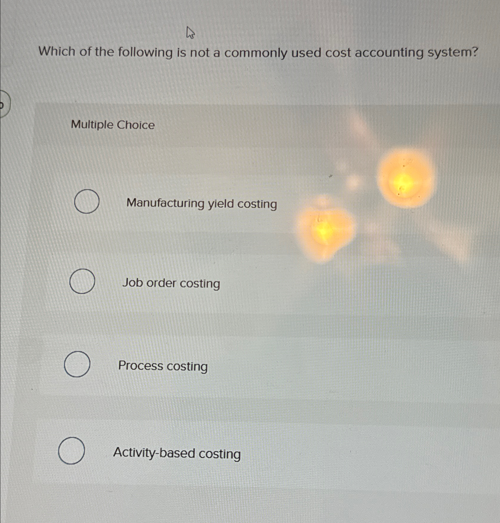 Solved Which of the following is not a commonly used cost | Chegg.com