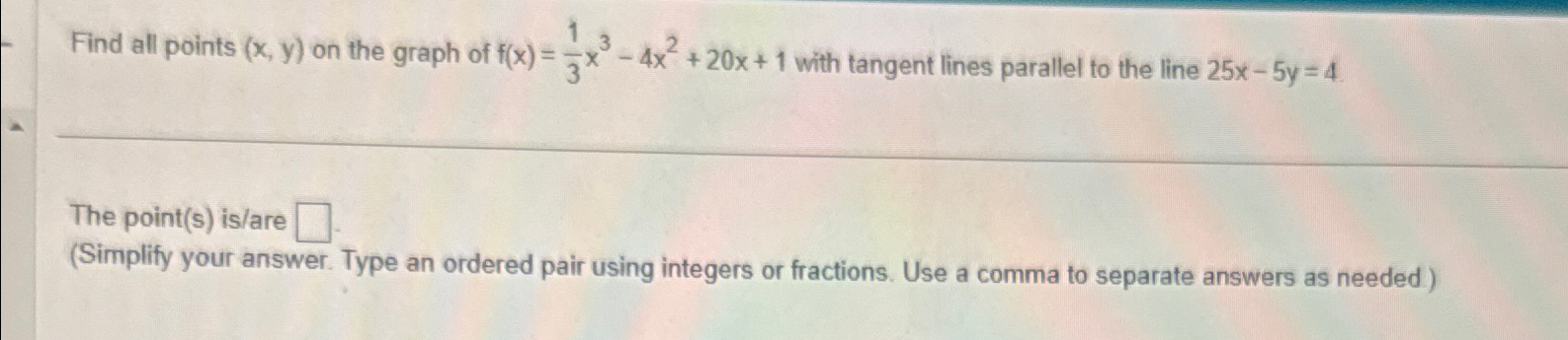 Solved Find all points (x,y) ﻿on the graph of | Chegg.com