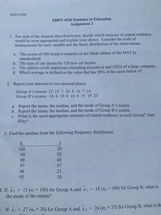 Solved the score of 500 grade 6 students on the math subtest | Chegg.com