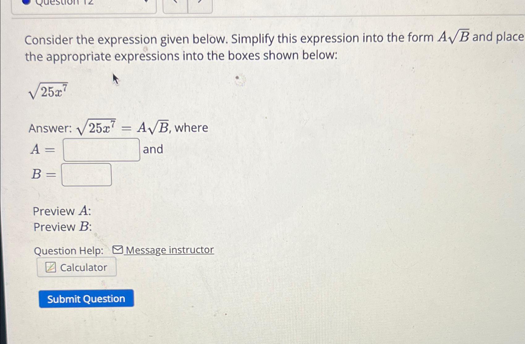 Solved Consider the expression given below. Simplify this | Chegg.com