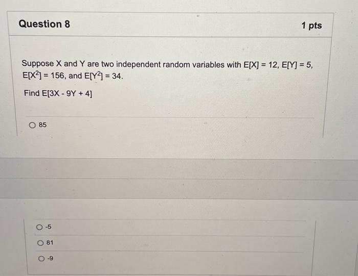 Solved Suppose X and Y are two independent random variables | Chegg.com