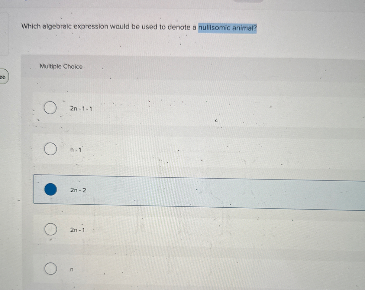 Solved Which algebraic expression would be used to denote a | Chegg.com