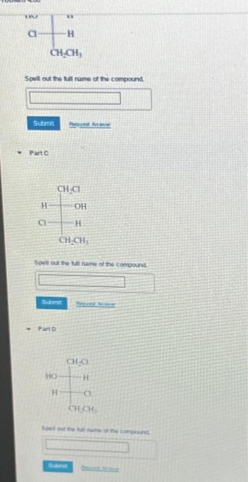 Solved Spell ar the tal nums of the comeond Fart 8 Ipelt ou | Chegg.com