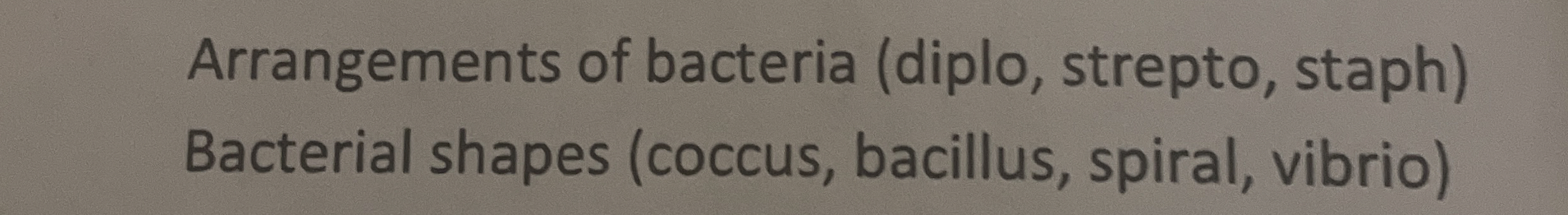 Solved Arrangements of bacteria (diplo, ﻿strepto, | Chegg.com
