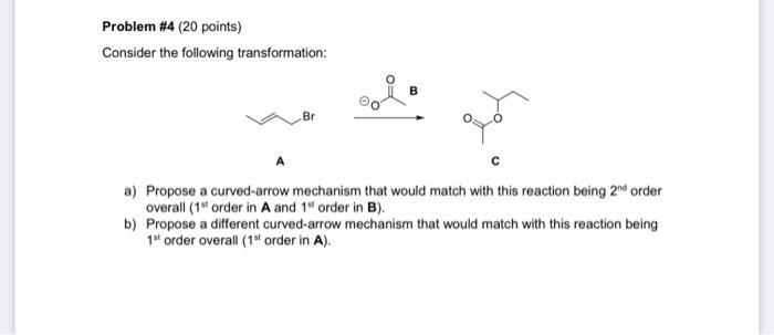 Solved Problem #4 (20 points) Consider the following | Chegg.com