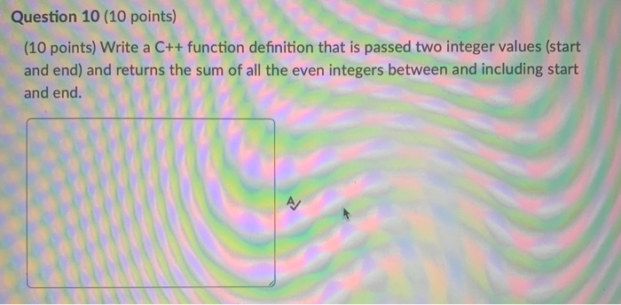 Solved Question 10 10 Points 10 Points Write A C 4904