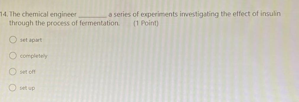 a series of experiments investigating the effect of | Chegg.com