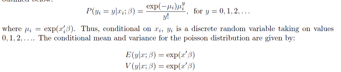 Solved what is ﻿the log-likelihood for poisson distribution | Chegg.com