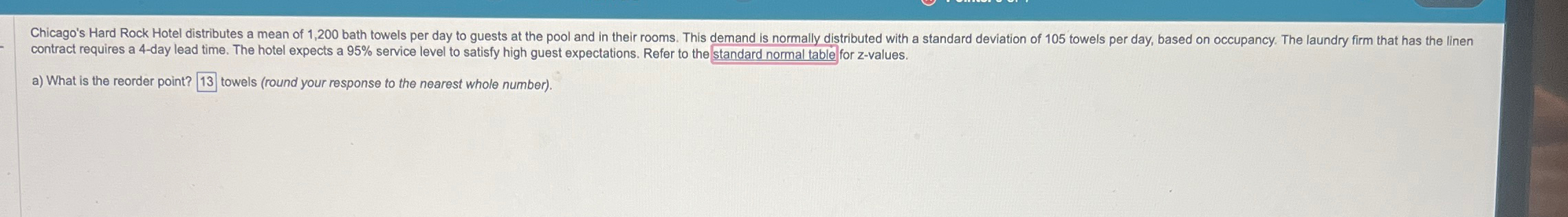 Solved contract requires a 4-day lead time. The hotel | Chegg.com
