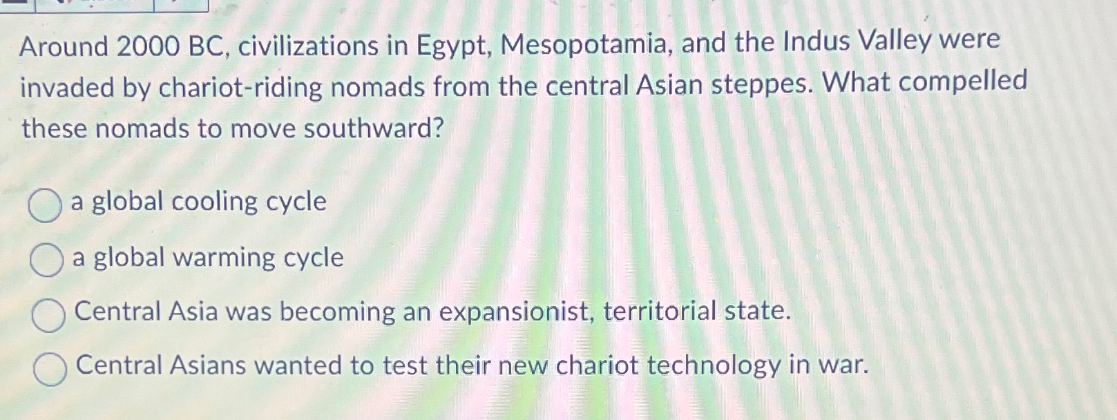 Solved Around 2000 ﻿BC, ﻿civilizations in Egypt, | Chegg.com