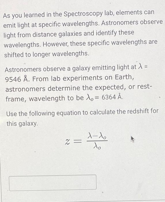 Solved As you learned in the Spectroscopy lab, elements can | Chegg.com