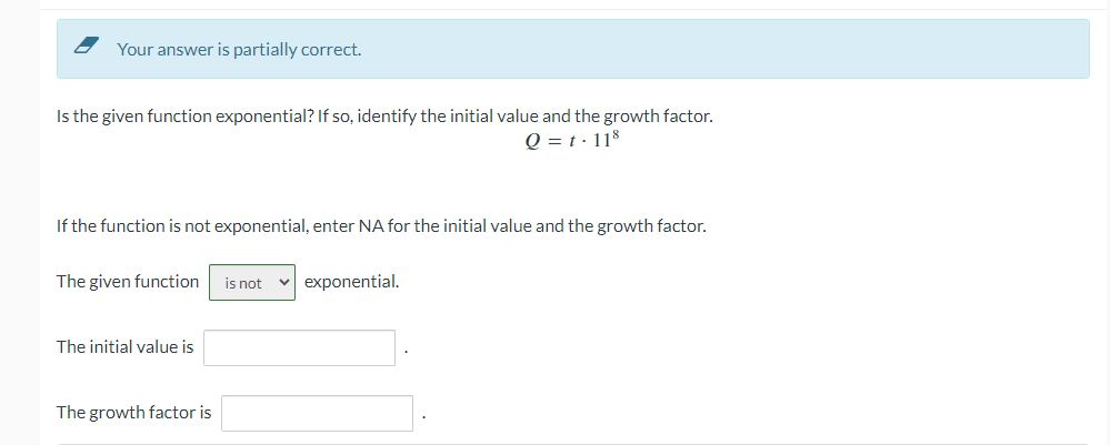Solved Your answer is partially correct.Is the given | Chegg.com