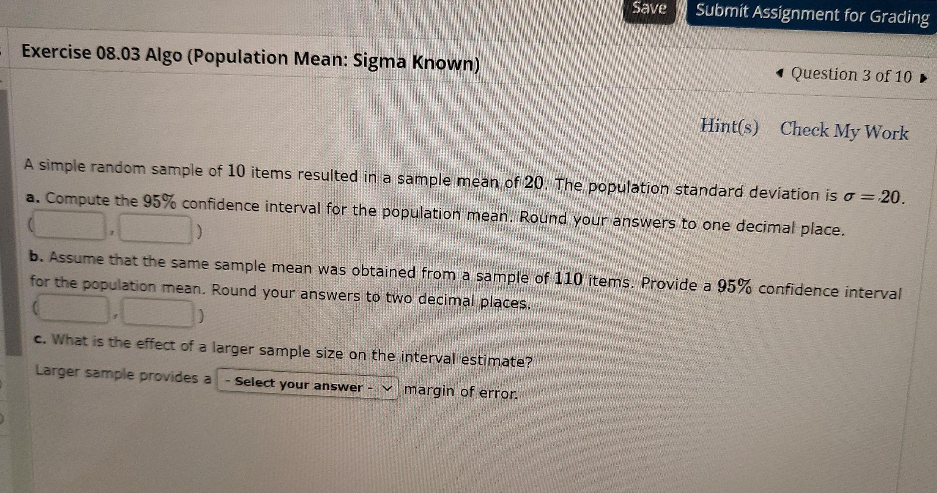 Solved Save Submit Assignment for Grading Exercise 08.03 | Chegg.com