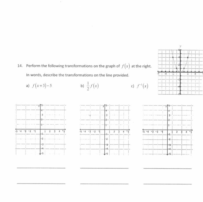 Solved 14. Perform the following transformations on the | Chegg.com
