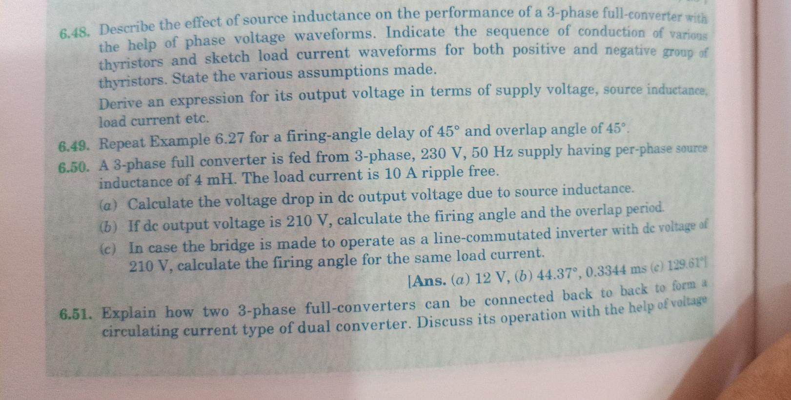 Solved Example 4.5. For an SCR, gate-cathode characteristic | Chegg.com
