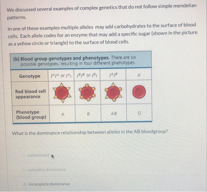 Solved We discussed several examples of complex genetics | Chegg.com