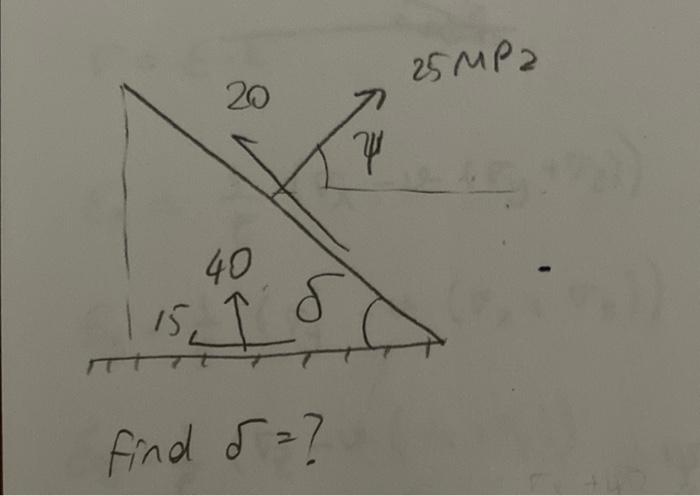 Solved find δ=? | Chegg.com