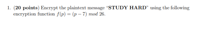 Solved (20 points) Encrypt the plaintext message Solved (20 points) Encrypt the plaintext message