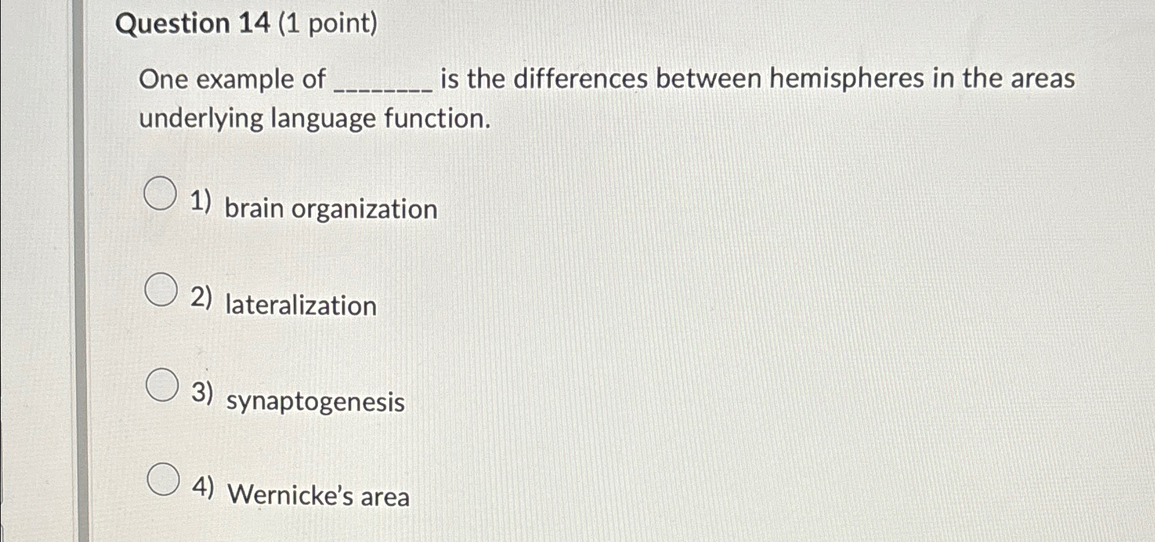 Solved Question 14 (1 point)One example of is the | Chegg.com Solved Question 14 (1 point)One example of is the | Chegg.com