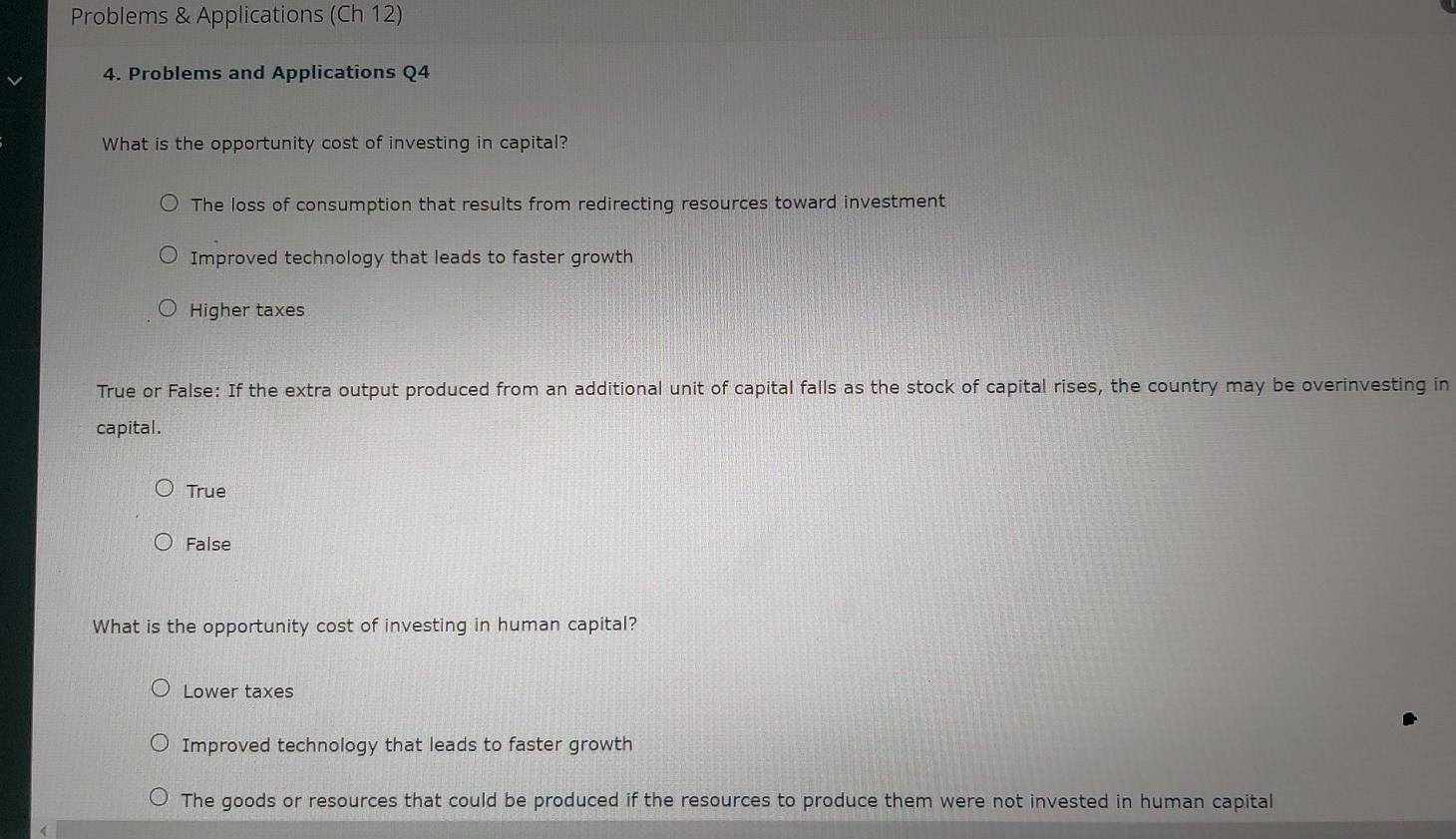 Solved Problems & Applications (Ch 12) 4. Problems and | Chegg.com