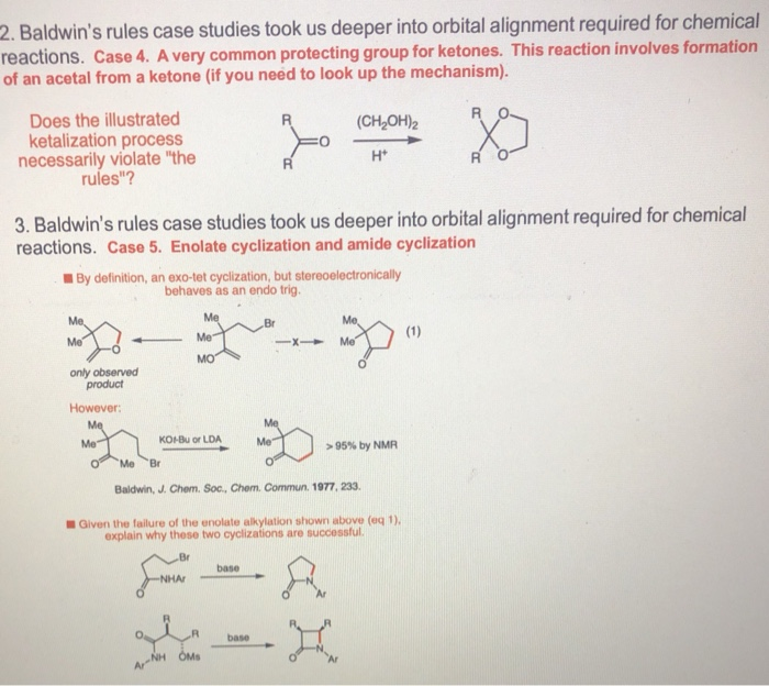 4- NOMS 2. Baldwin's rules case studies took us | Chegg.com